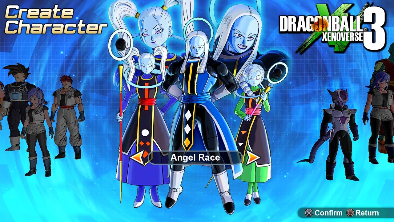 Dragon Ball Xenoverse 3 - New CAC Angel Race Customization & Forms (Mod ...