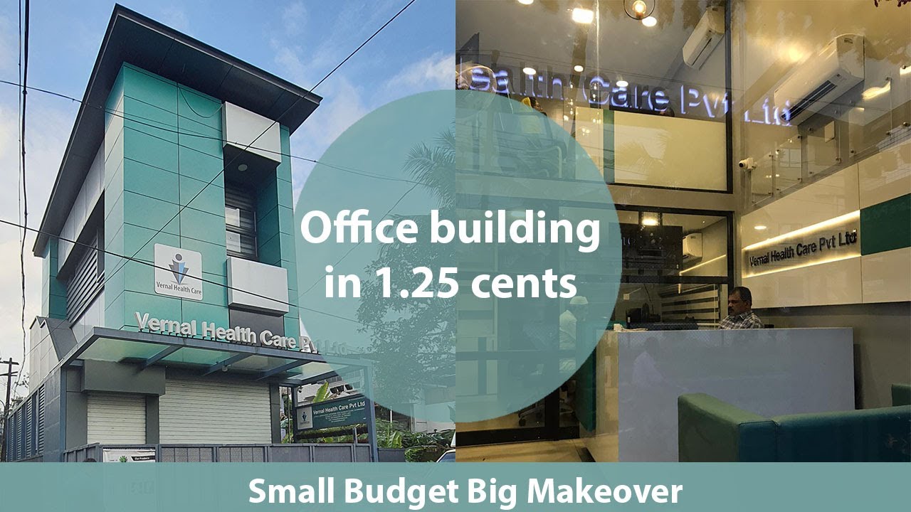 Office building in 1.25 cents | Tiny office design | Small budget big ...