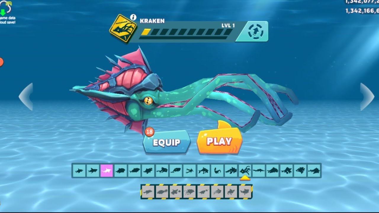 KRAKEN! - Hungry Shark Evolution - YouTube