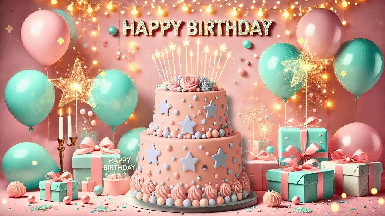 Happy Birthday Celebration Song 4K 🎉 - YouTube