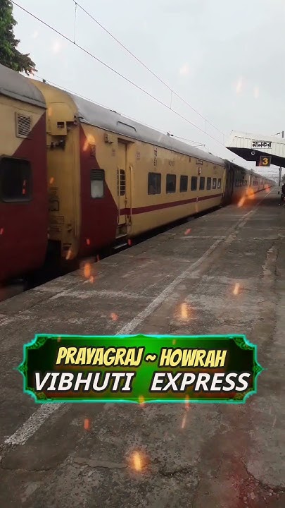 HIGH SPEED RAILWAY ACTION | ICF Howrah VIBHUTI EXPRESS | Railway STATUS - YouTube