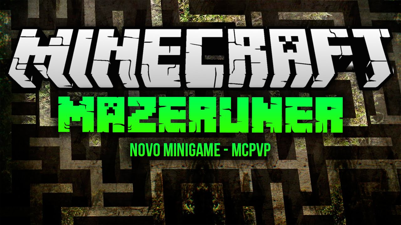 NOVO MINI GAME - MAZE RUNNER! MC-PVP - Minecraft - YouTube