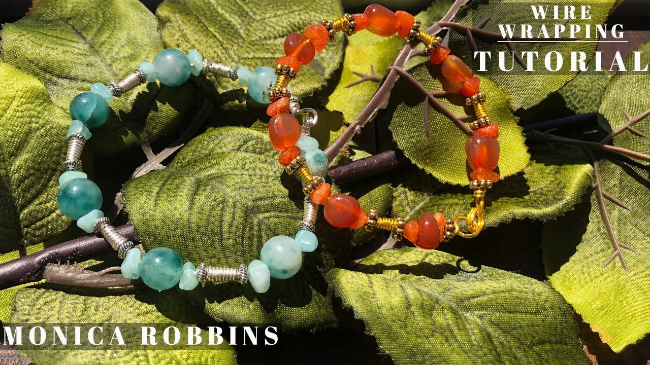Wire Wrapped Bracelet Tutorial | DIY Jewelry | Accessories | Handmade ...