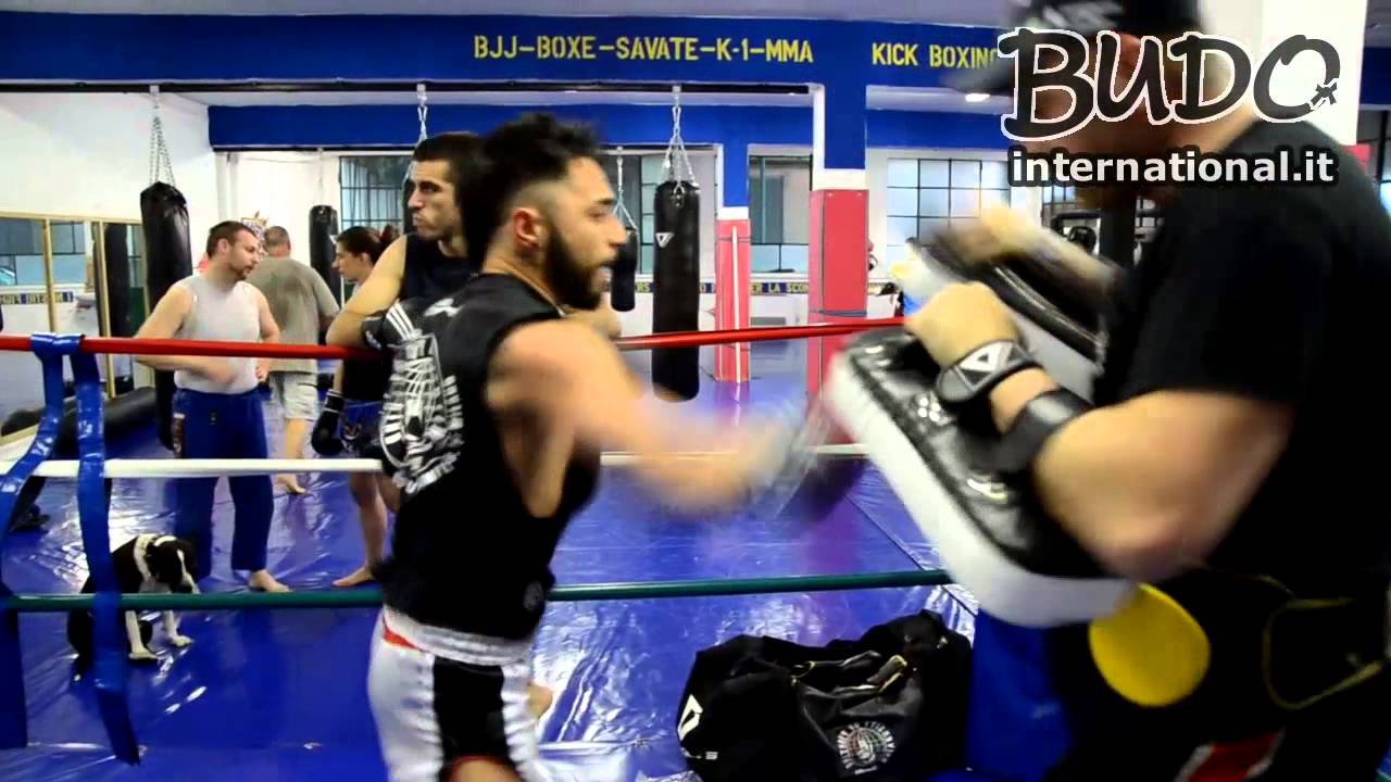 Max Greco - Allenamento ai pao sul ring - University of Fighting - Budo ...