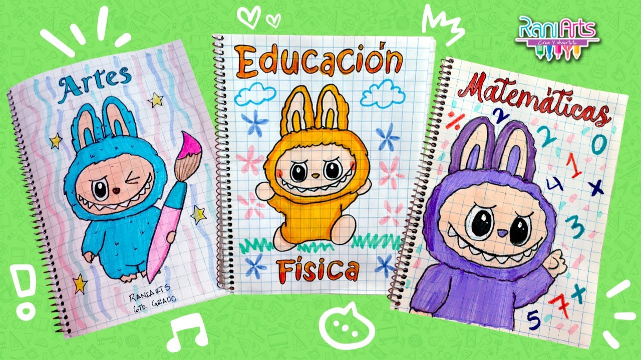 Cómo hacer PORTADAS de LABUBU creativas y fáciles | Ideas de portadas o ...
