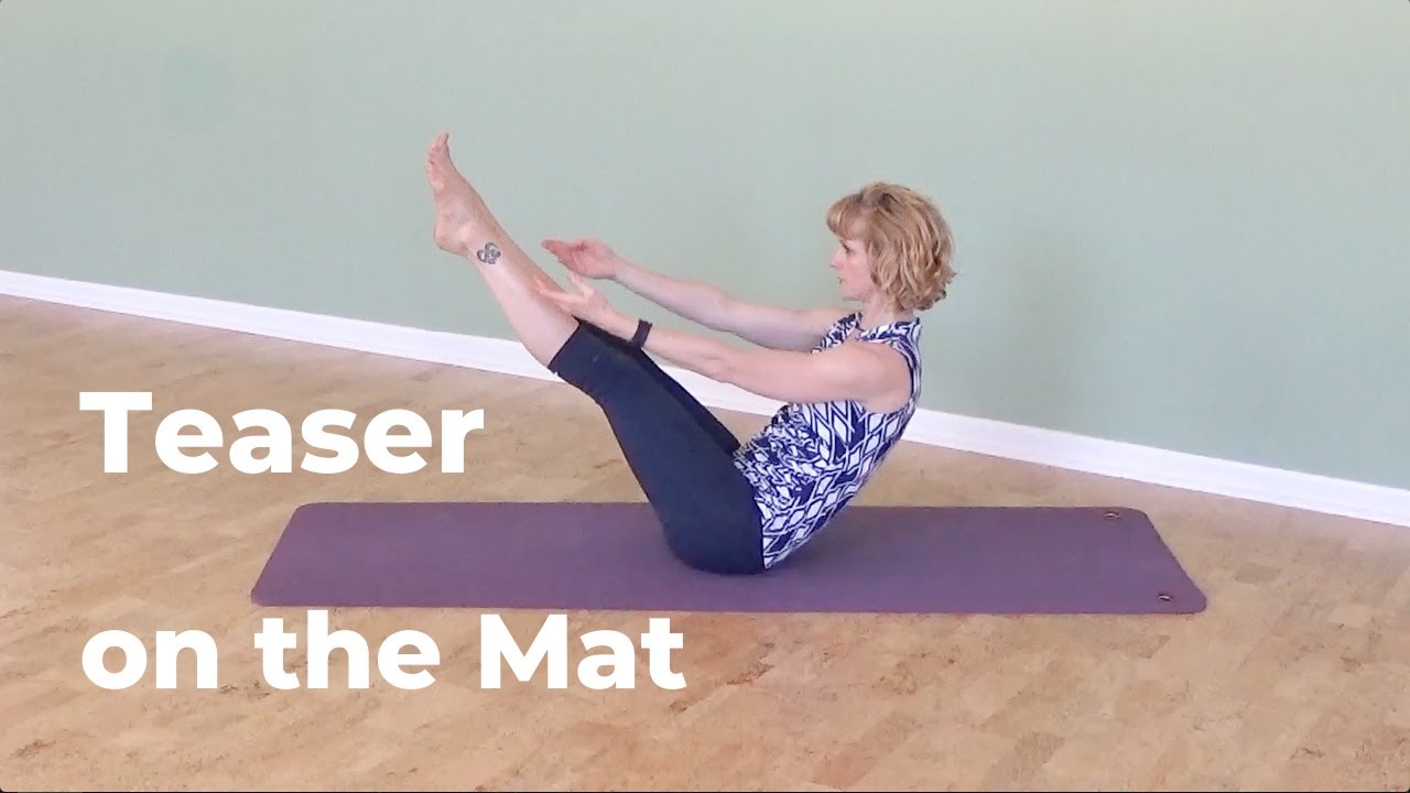 Teaser on the Mat ⎮Pilates Encyclopedia - YouTube