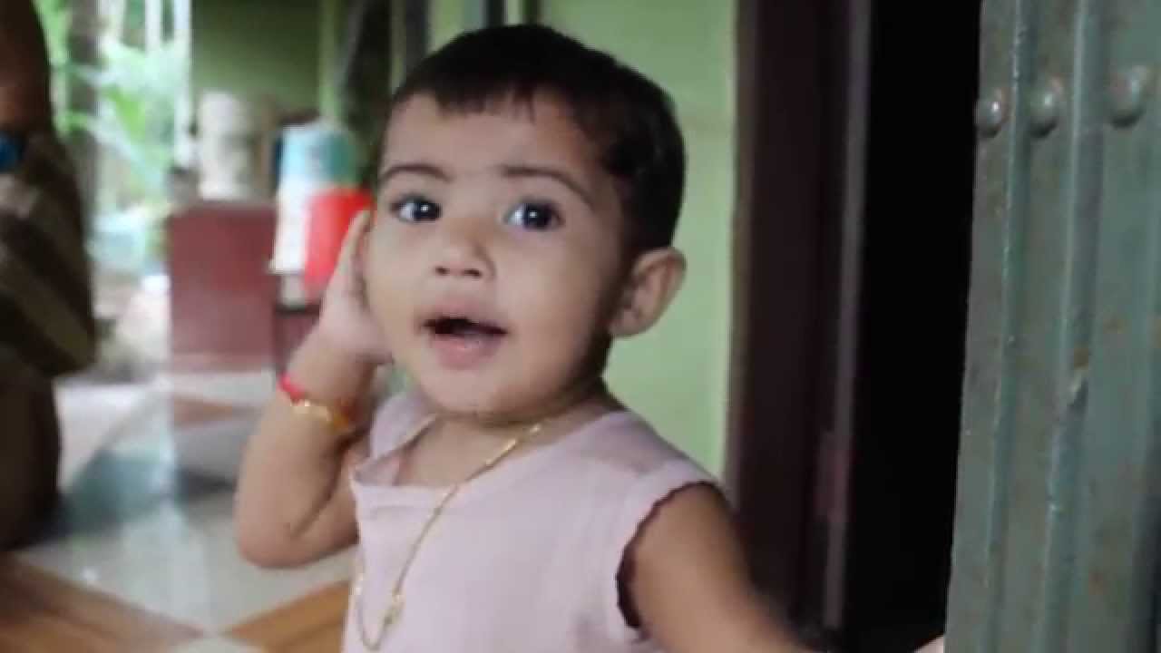 1 yr baby imitating acting and smiling-different expressions - YouTube
