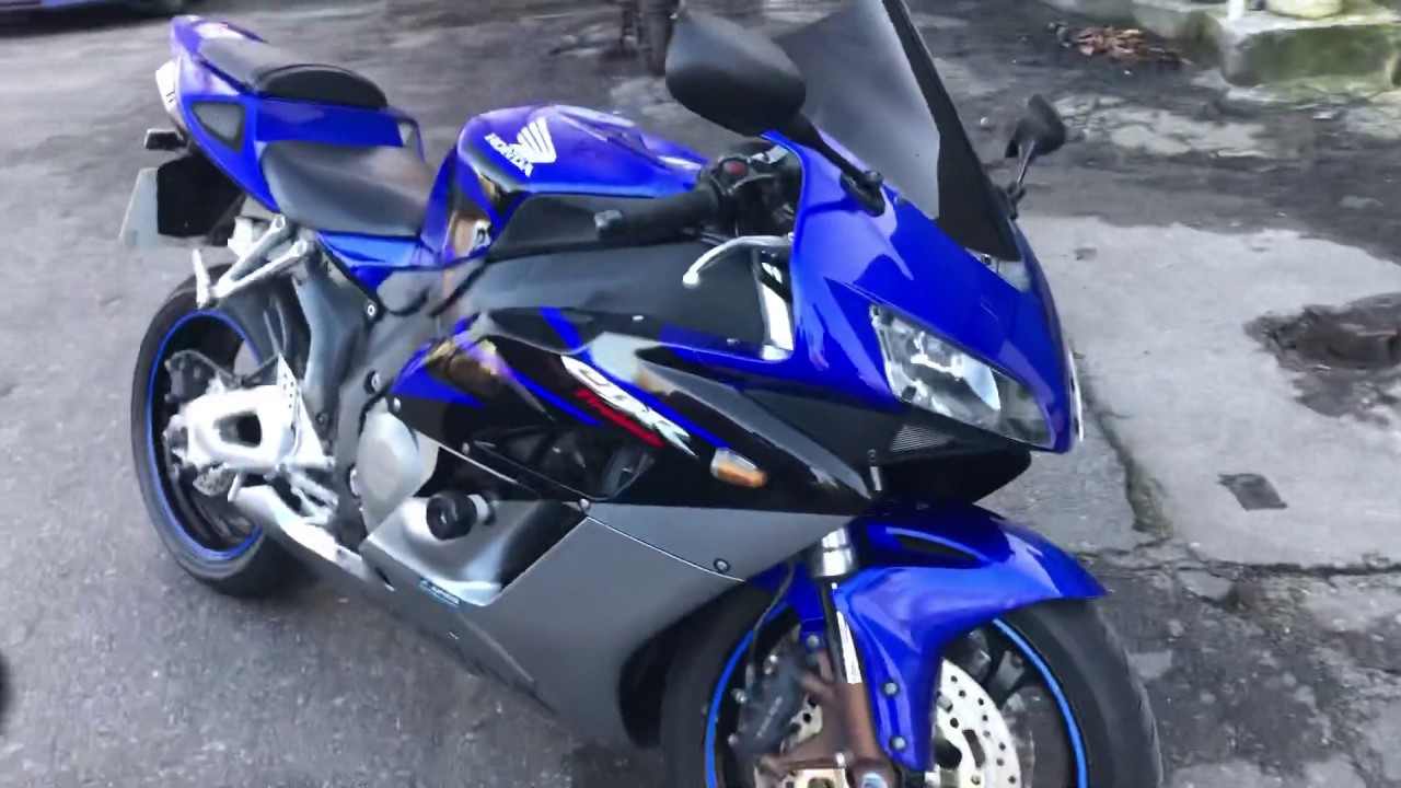 Honda CBR1000RR 2005 | sky Blue | 170bhp | 299kmph - YouTube