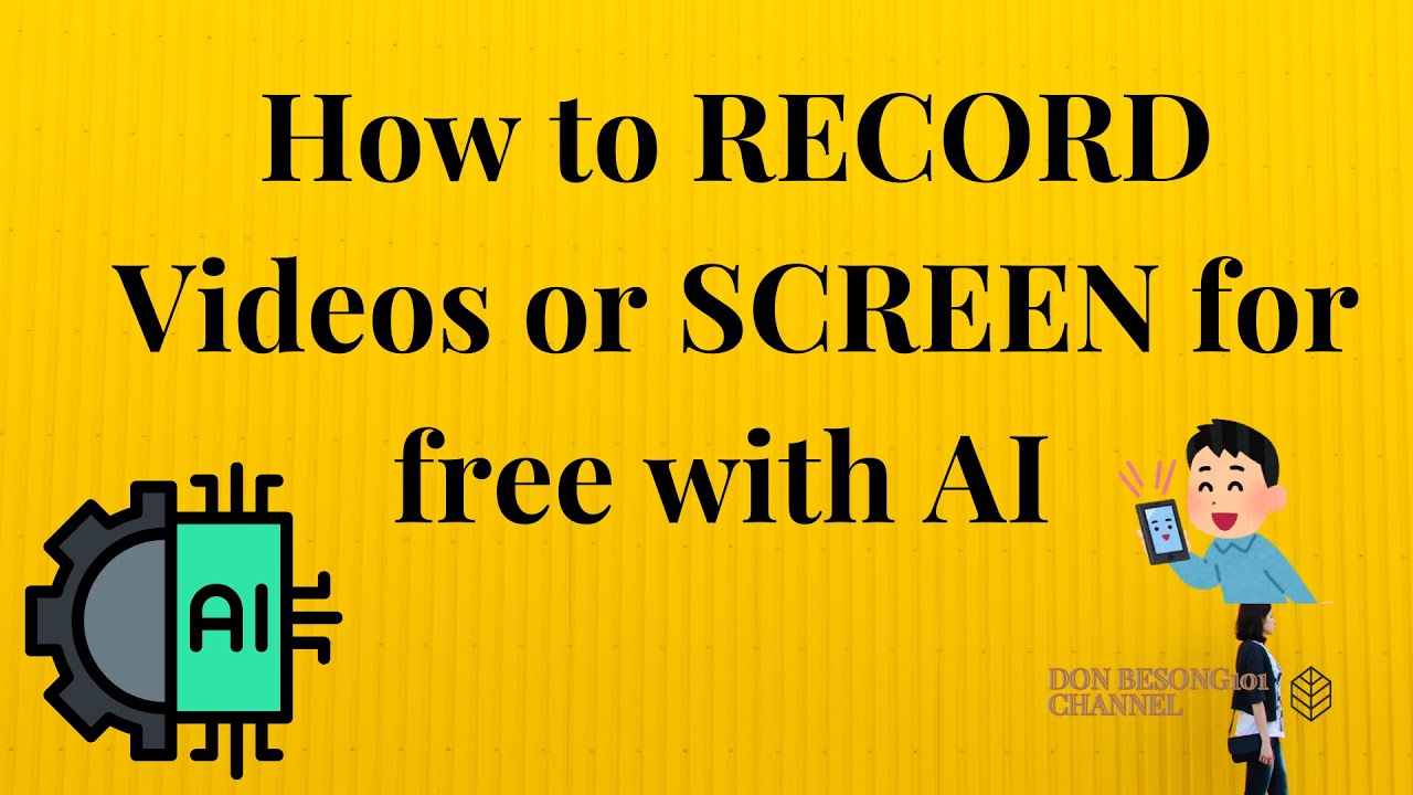 How to Record Your Entire Screen with AI for Free 2024. - YouTube
