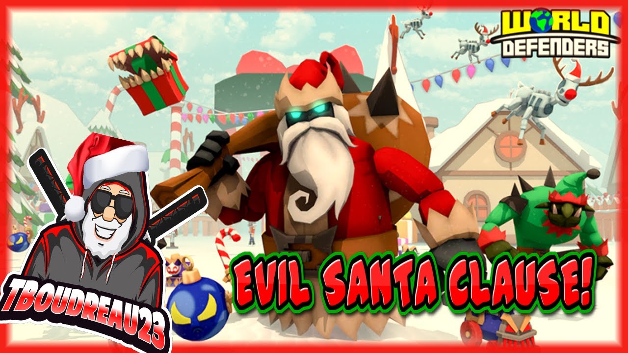 EVIL SANTA AT THE NORTH POLE!! WORLD DEFENDERS UPDATE! - YouTube