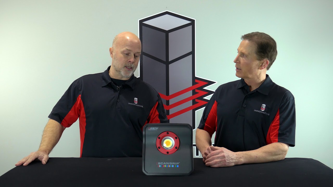 Bluetooth Controlled Scangrip Multimatch 3 Color Match Quality Work Light - YouTube