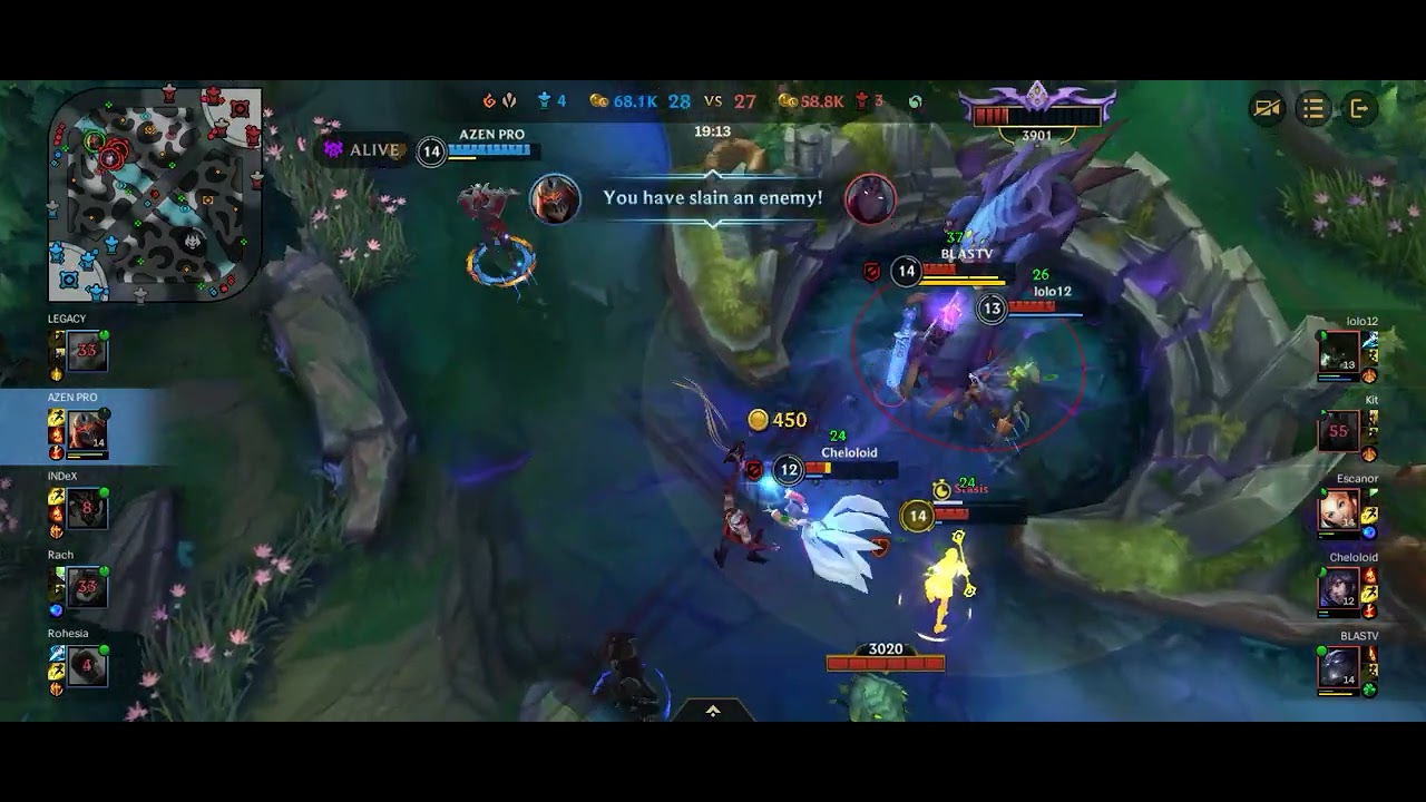 Zed 1v5 allied ace at br #wildrift #zed - YouTube