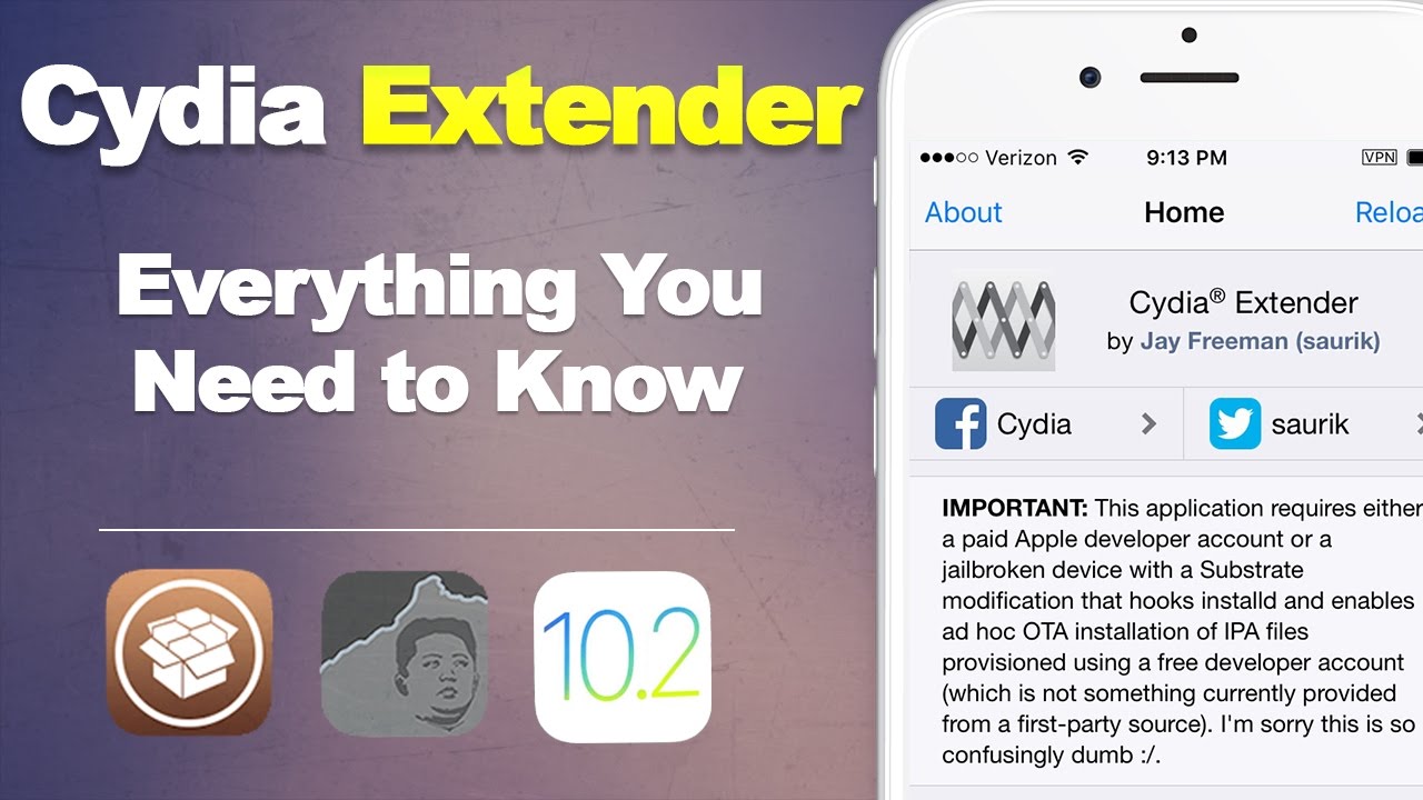 Cydia Extender: Everything You Need to Know | iOS 10.2 Jailbreak Update #21 - YouTube