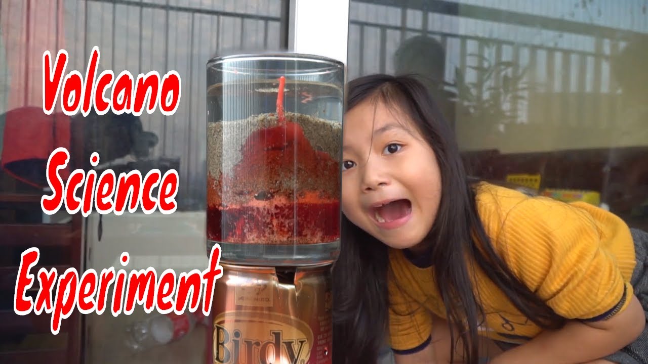 Experiment: Volcanic eruption in a glass - Volcano Science Experiment ...