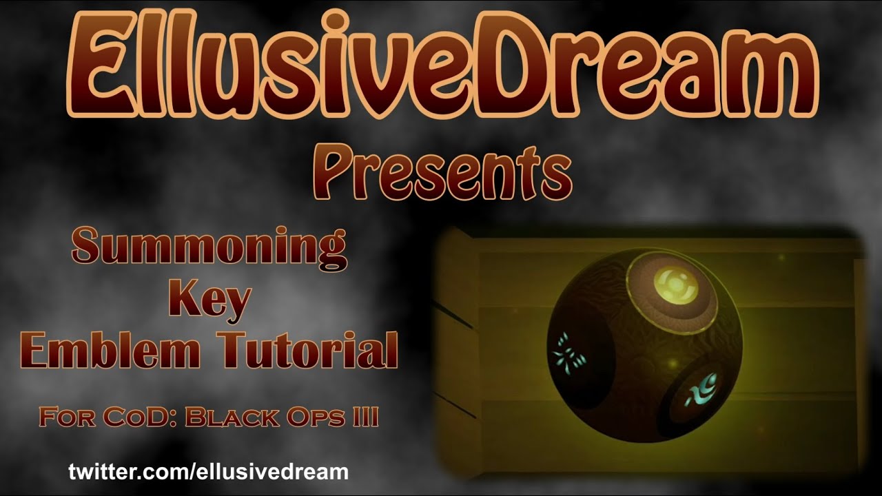 Summoning Key CoD Emblem Tutorial by EllusiveDream - YouTube