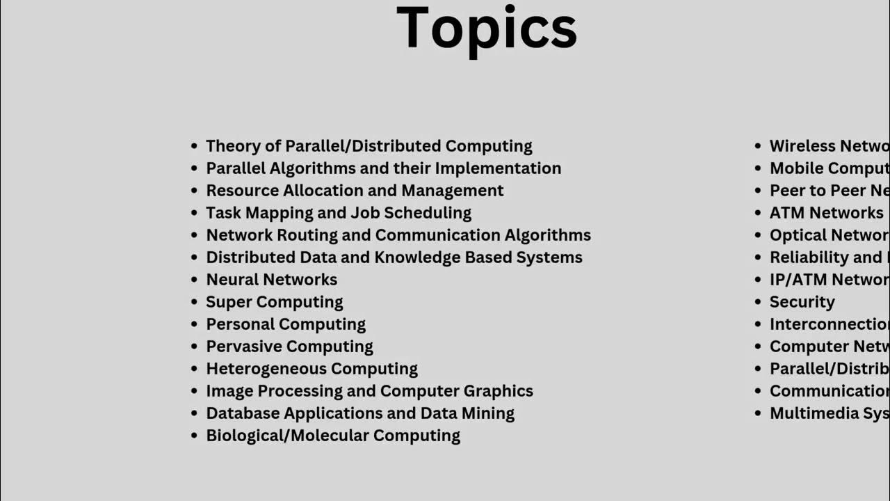 International Journal of Distributed and Parallel systems (IJDPS) - YouTube