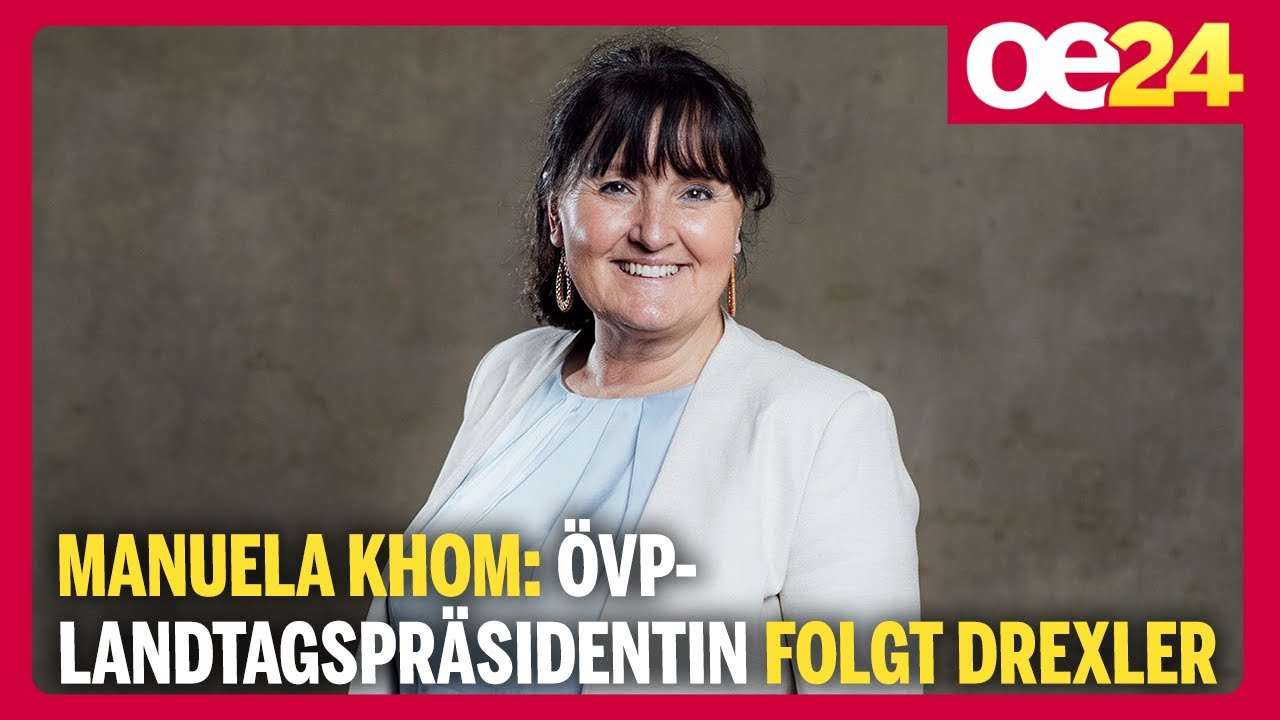 Manuela Khom: ÖVP-Landtagspräsidentin folgt Drexler - YouTube