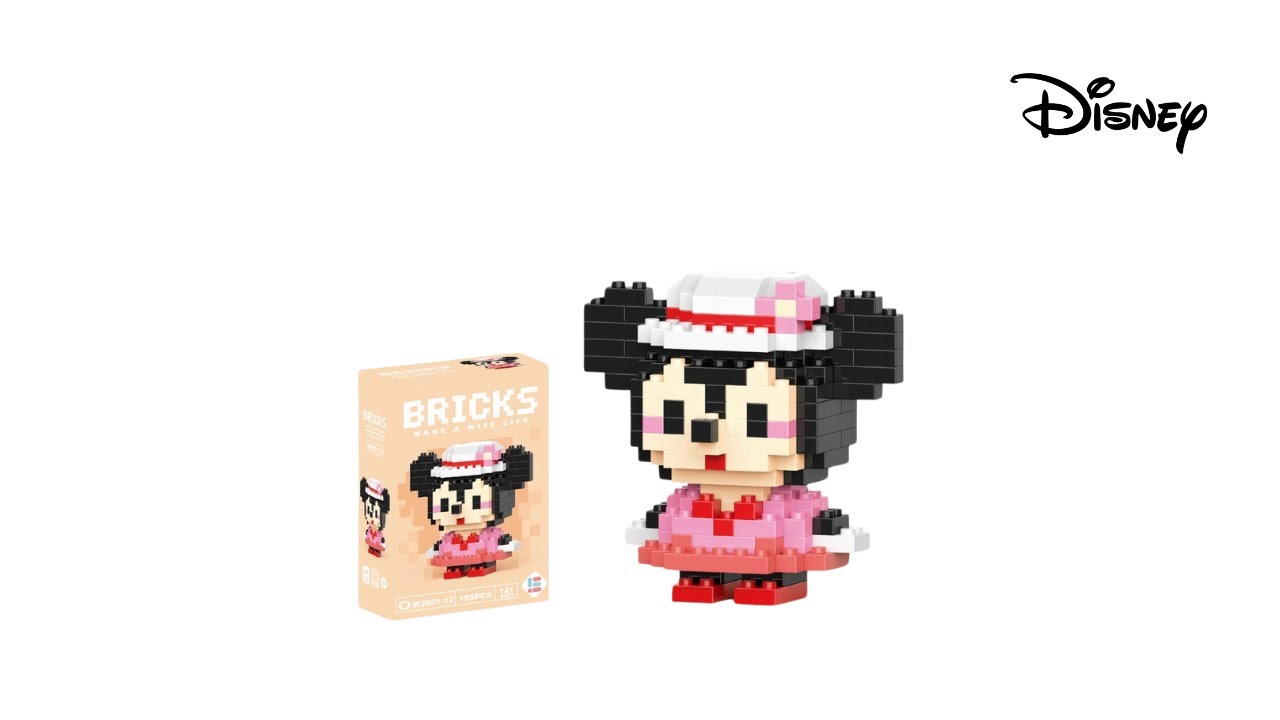 Speed Build Lego Bricks - Minnie Mouse - YouTube