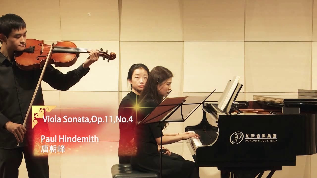 Hindemith Viola sonata Op11, No.4 - YouTube