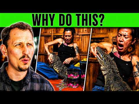 She Put a Crocodile on Livestream… Then This Happened | Zoologist Reacts