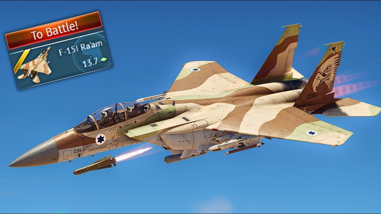 🇮🇱 Israeli Air Strike: F-15E Ra'am | Precisión Strikes in Ground Battle ...