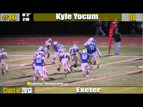 PA 2013 Kyle Yocum - Exeter - QB 16 - Jr y...