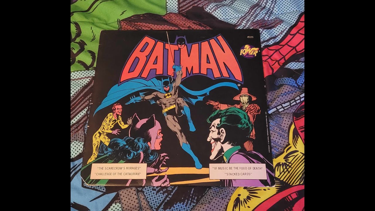 episode 804 Batman stacked cards 1975 record - YouTube