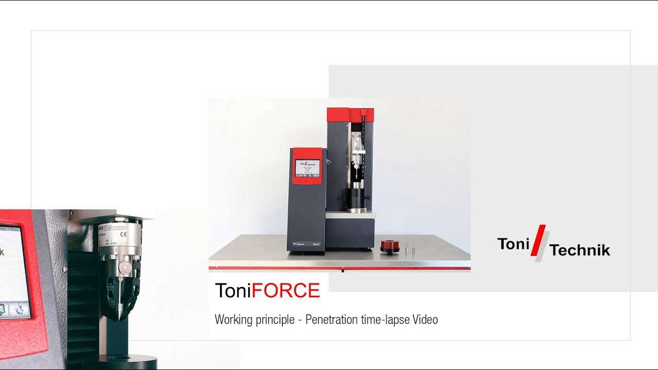ToniFORCE - Fully automatic penetrometer Time lapse Video - YouTube