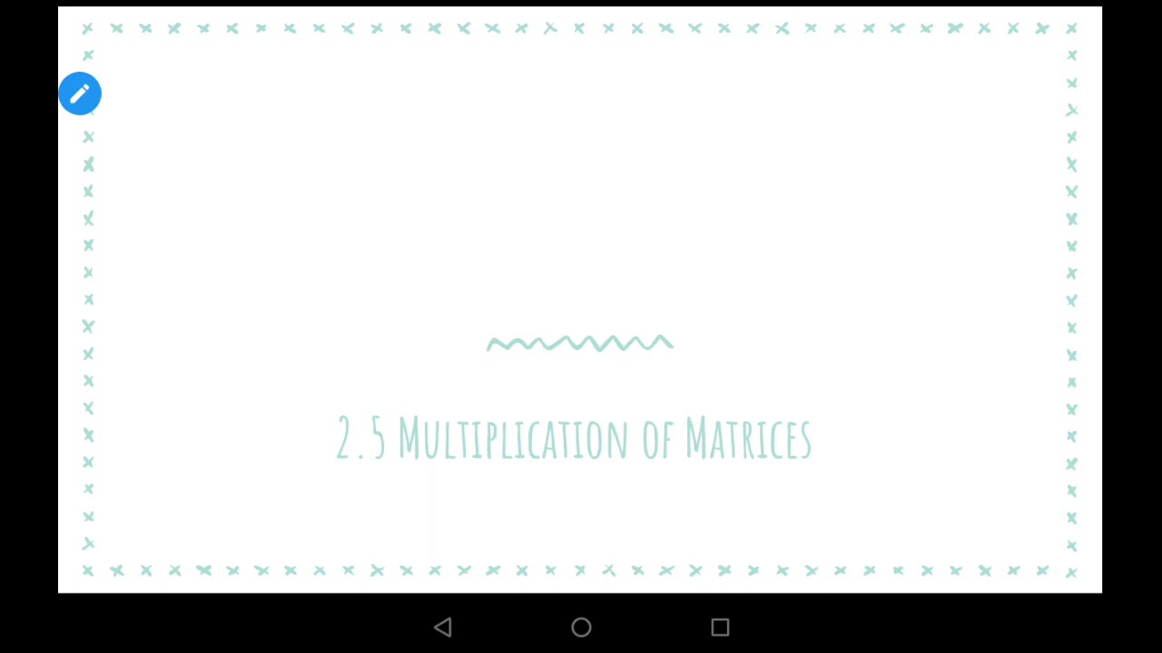 Finite Math 2.5A Multiplication of Matrices - YouTube