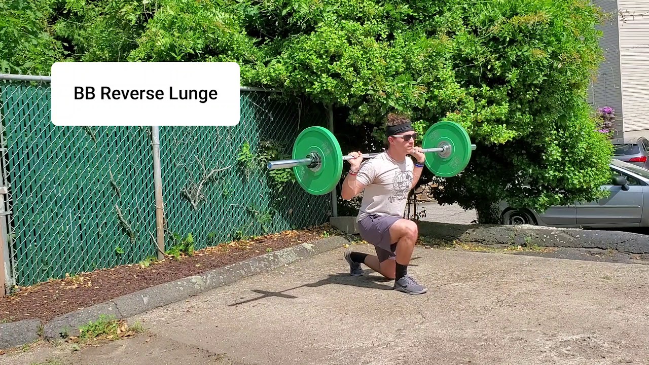 BB Reverse Lunge - YouTube