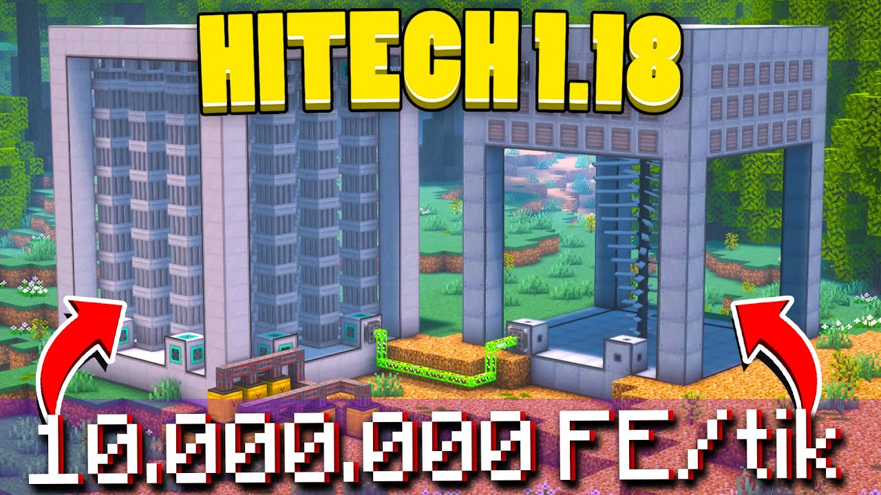 ЯДЕРНЫЙ РЕАКТОР И ПАРОВАЯ ТУРБИНА ИЗ MEKANISM #17 McSkill HiTech 1.18.2 МАЙНКРАФТ СЕРВЕР С ...