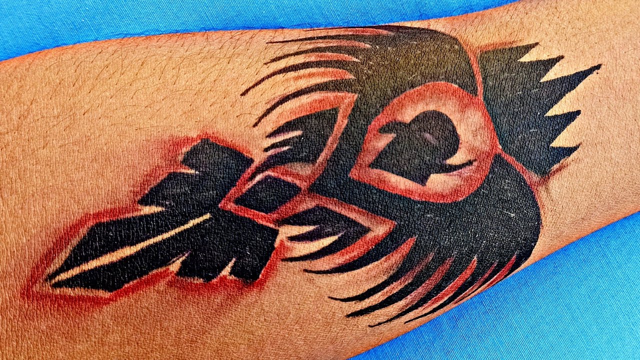 Native American Tribal Eagle Tattoo