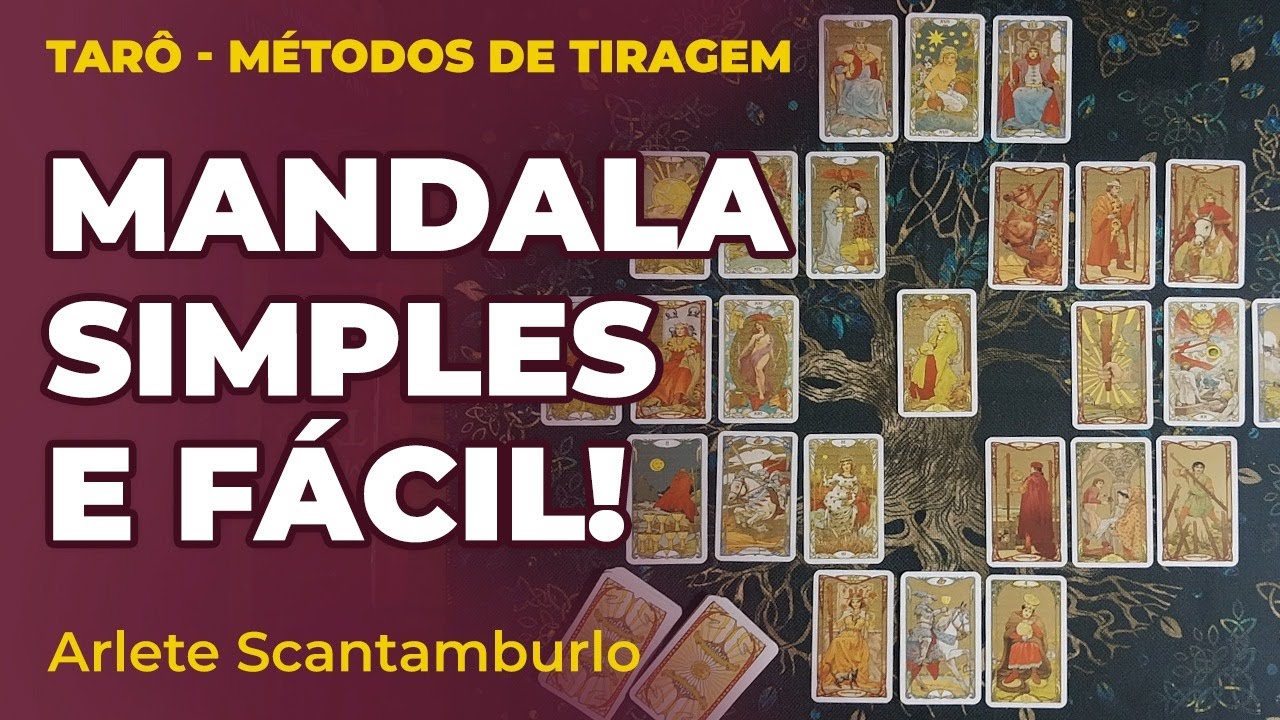 MÉTODOS DE TIRAGEM | APRENDA A INTERPRETAR UMA MANDALA SIMPLES E FÁCIL ...