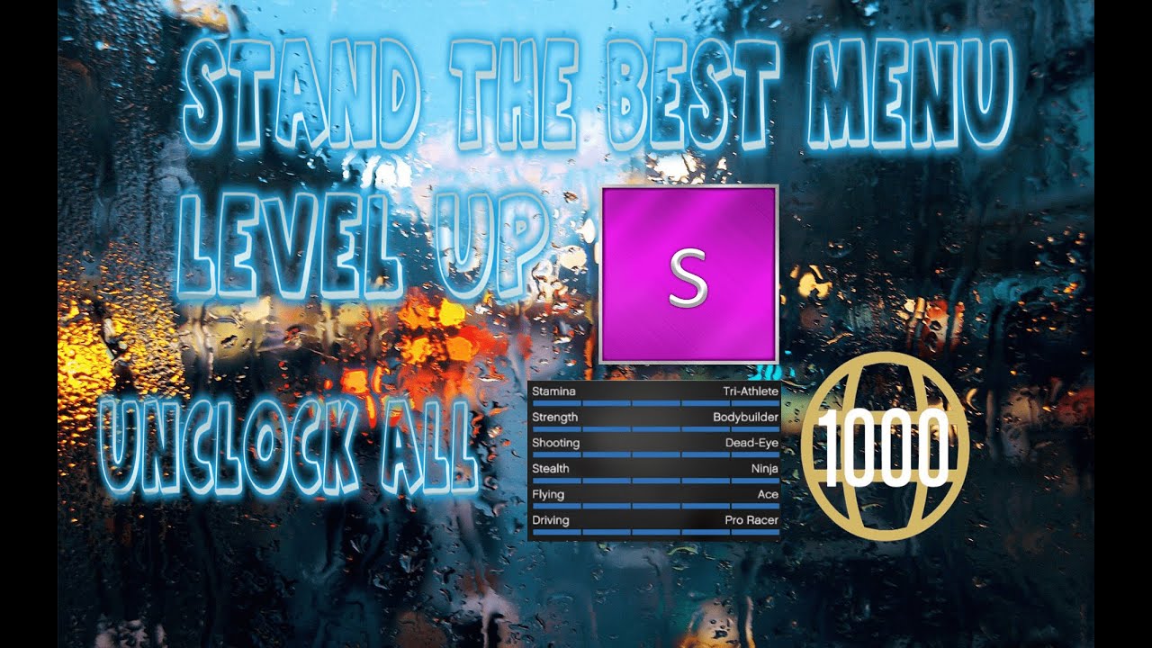 😎 GTA V ONLINE STAND🤑 SHOWCASE LEVEL UP💯 UNCLOCK ALL💯 THE BEST MENU IN ...