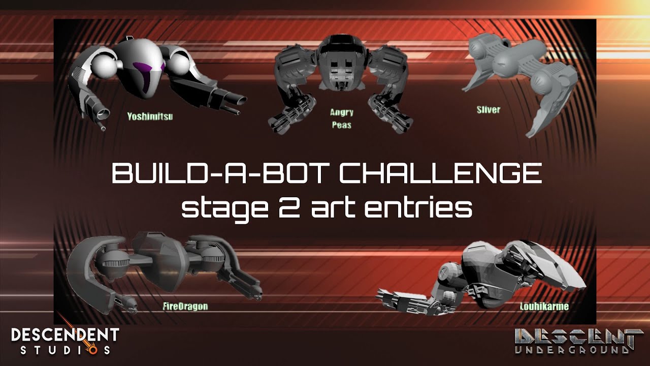 Descendent Studios . Build-a-Bot Stage 2 Art Winner - YouTube