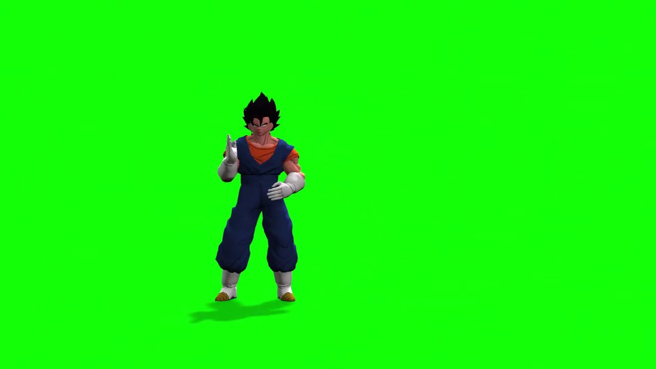 Vegetto Dragon Ball Z - Dancing Wave Combo Funny Green Screen - YouTube