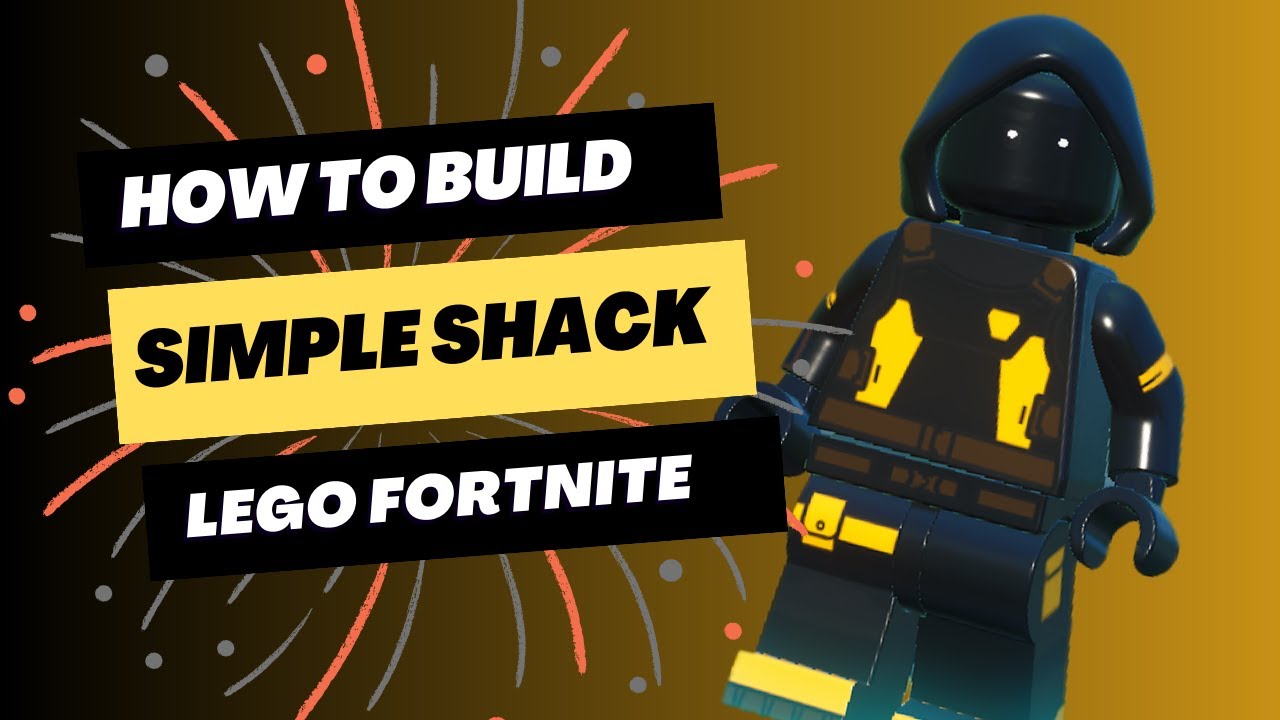 How to Build Simple Shack in LEGO Fortnite - YouTube