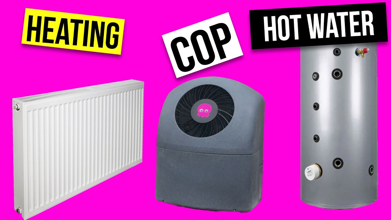 Cosy Heat Pump COP For HOT Water Vs Central Heating FULL DATA - YouTube