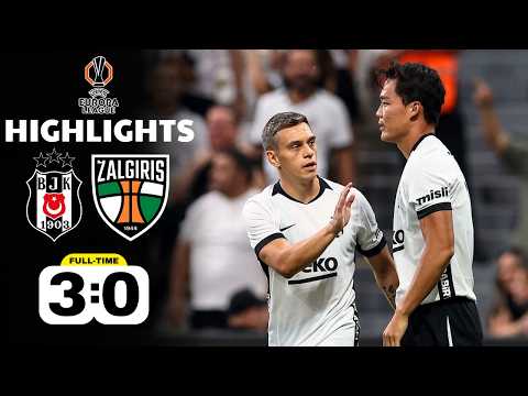 Beşiktaş JK - Kauno Žalgiris 3-0 Maç Özet | UEFA Avrupa Ligi Elemeleri 2026