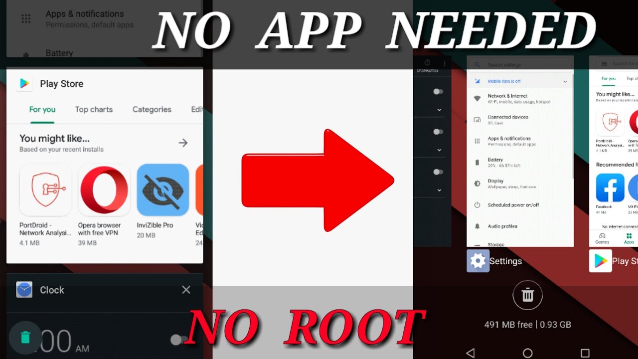 How to change the recent app panel in android go phones | First in ...