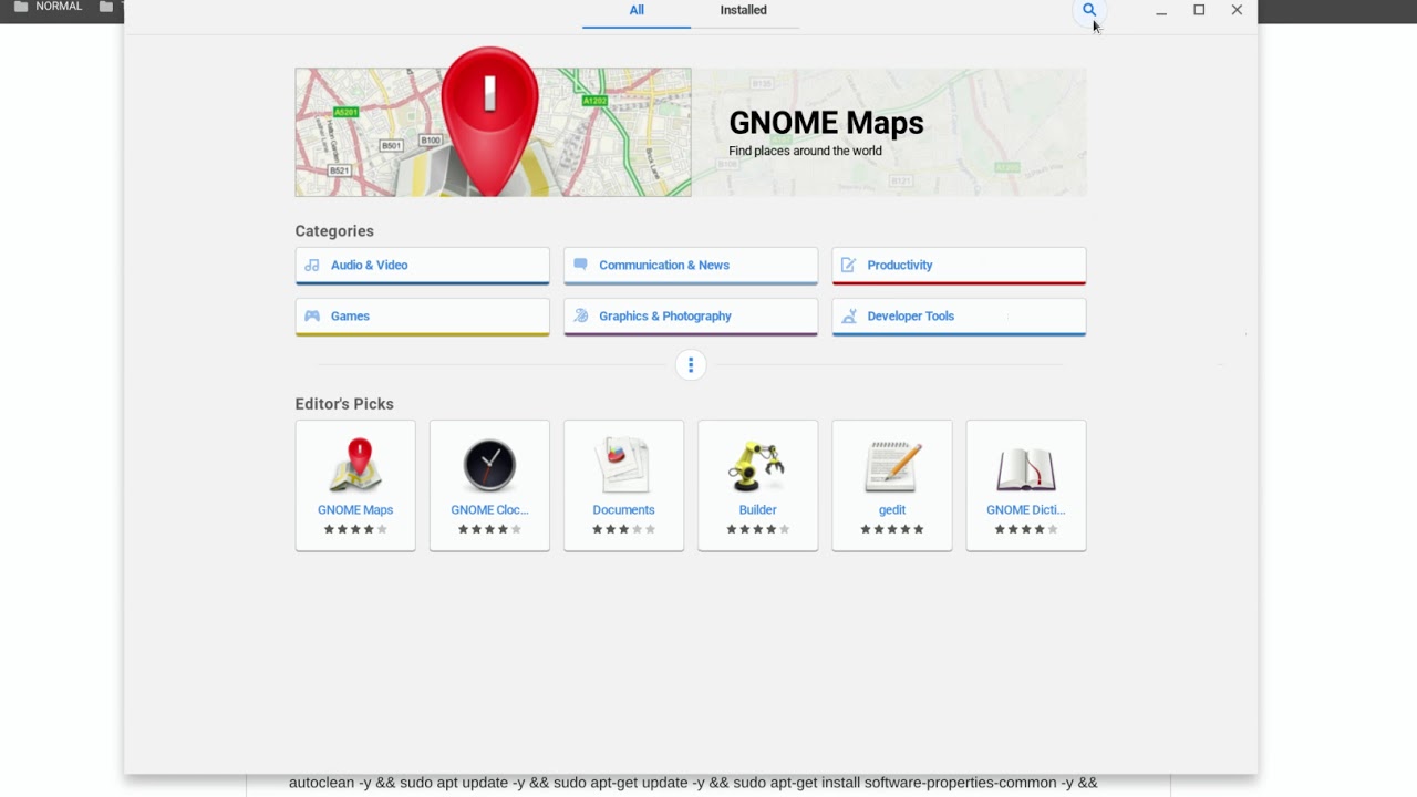 INSTALLING LINUX, GNOME SOFTWARE CENTER, VISUAL STUDIO, AND GIT ON A ...