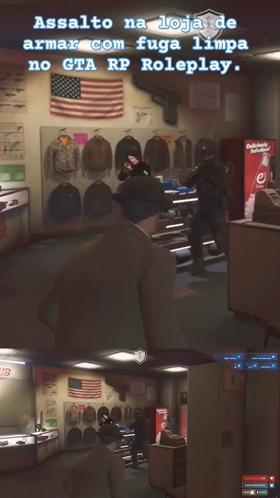 Assalto na loja de armar com fuga limpa no GTA RP Roleplay. - YouTube