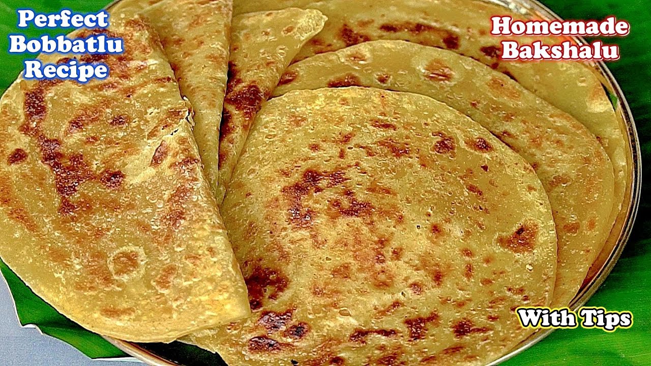 స్వీట్ షాప్స్ లోలా నేతిబొబ్బట్లు ఈజీగా చేయాలంటే ఇలా చెయ్యాల్సిందే ...