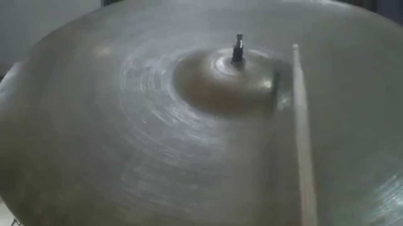 22" paper thin Zilco by azco (Zildjian Canada) - YouTube