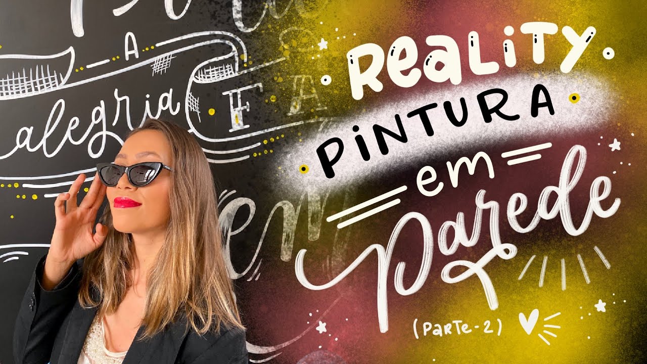 COMO FAZER LETTERING EM PAREDE - PARTE 2 - CLIENTE REAL | KAROL ...