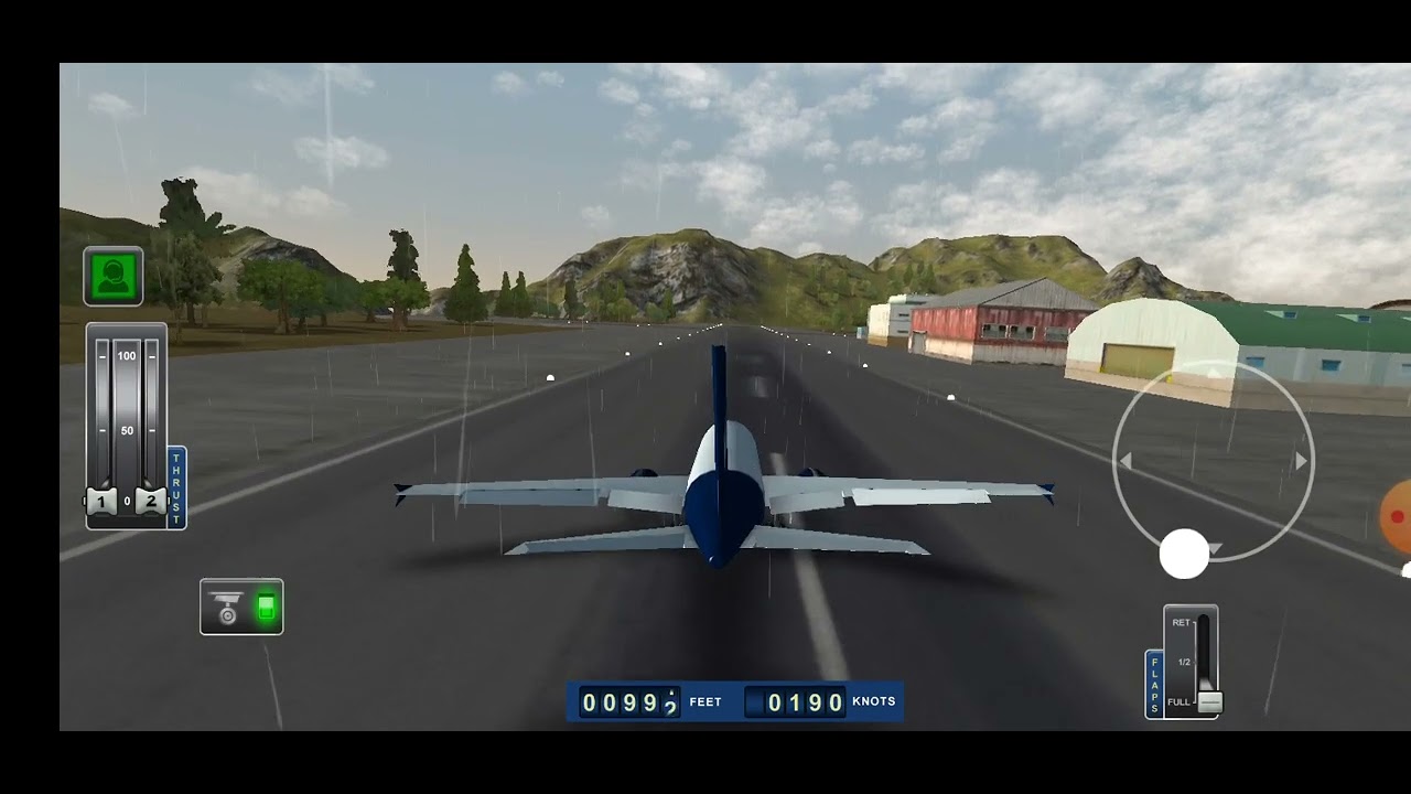 Jumbo jet flight simulator mission 3 (Prepare to Land) - YouTube