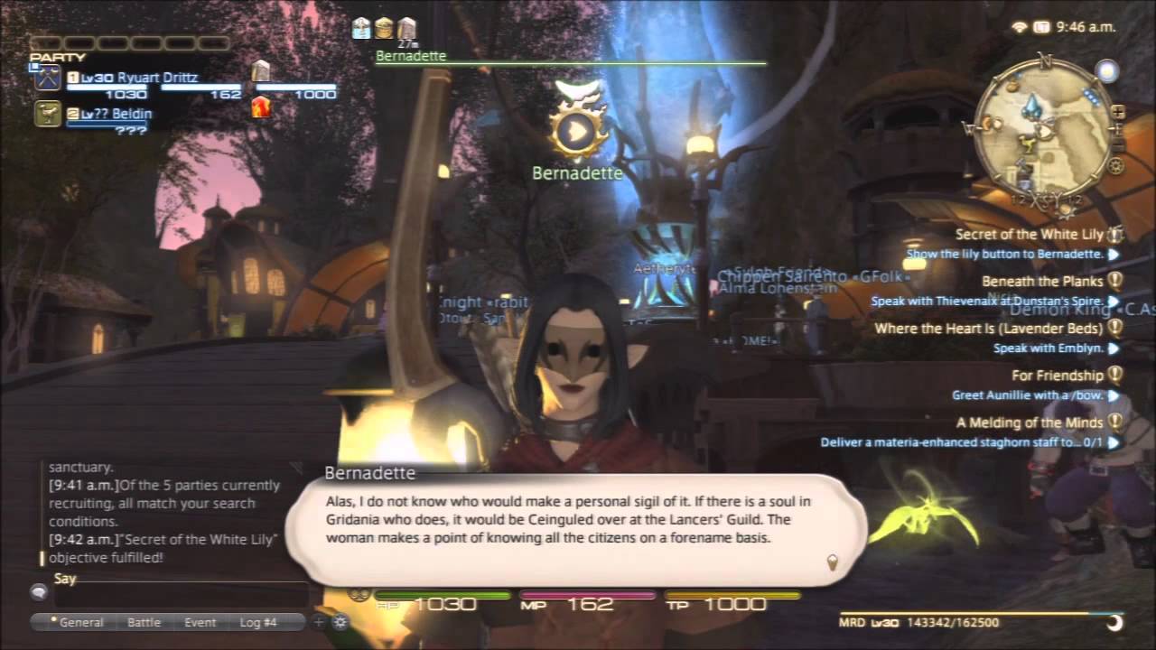 Let's Play : Final Fantasy XIV ARR EP31 My first fail Duty - YouTube