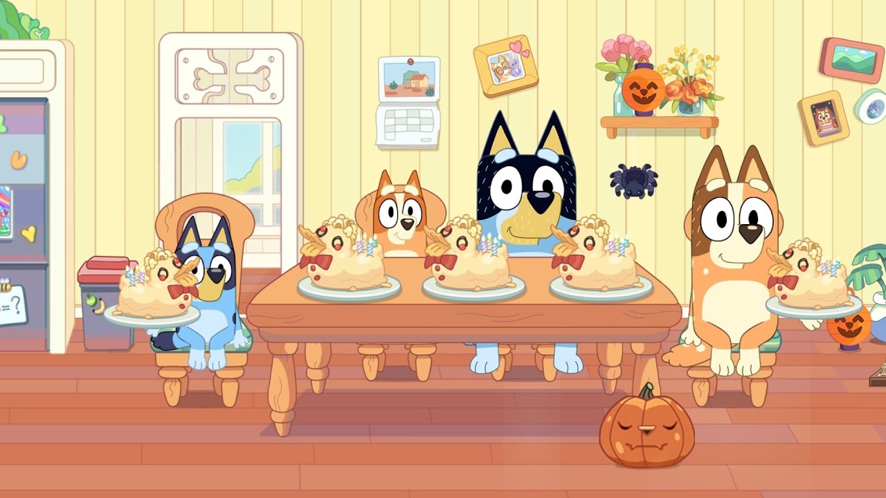 Bluey : Last Day Dinner Party Of Halloween 03 - YouTube