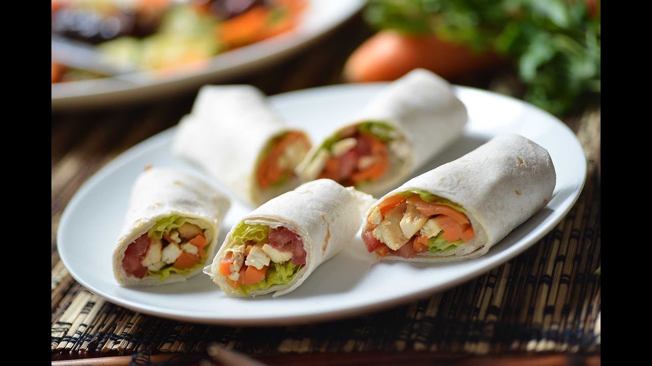 Mini burritos de pollo - YouTube