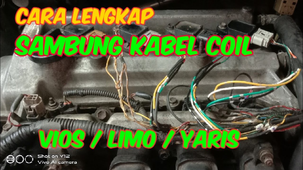 cara sambung kabel coil / koil pada vios limo yaris dengan benar #coil ...